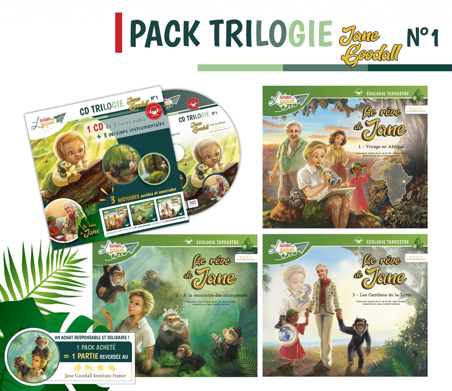 Livres de Jane – Jane Goodall Institute France